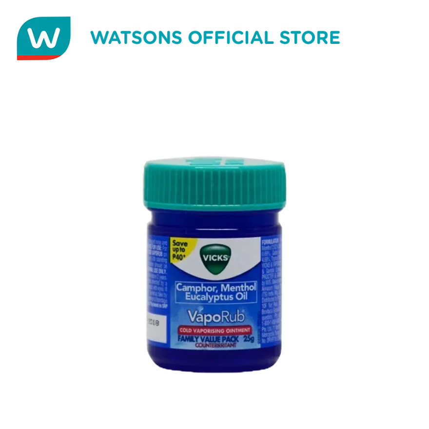 VICKS Vaporub 25g with Ready Display Box | Shopee Philippines
