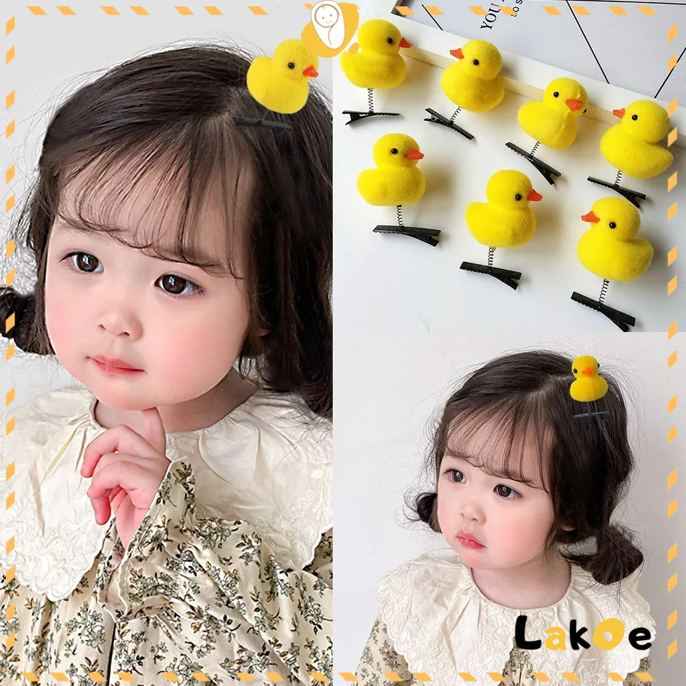 Lakoe 3D Duck Hairpin for Kids Hair Accessories Hairpin Cute Plush ...