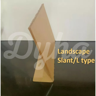 Clear Acrylic Stand A5, 5R LANDSCAPE [double/T and slant/L type] sign ...