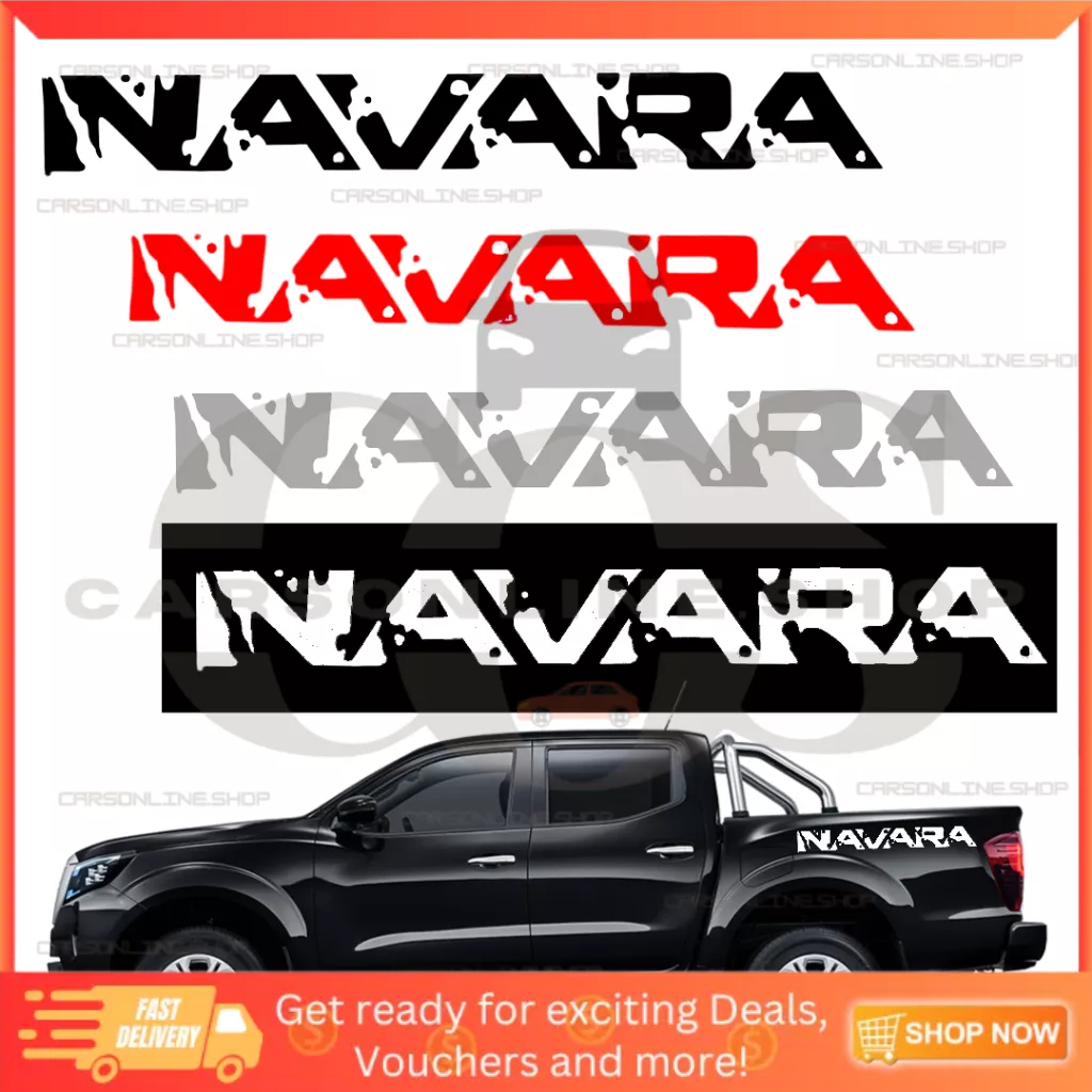 COS 1Pc NISSAN NAVARA Car Decals Sticker Design for Side Doors Car Side ...