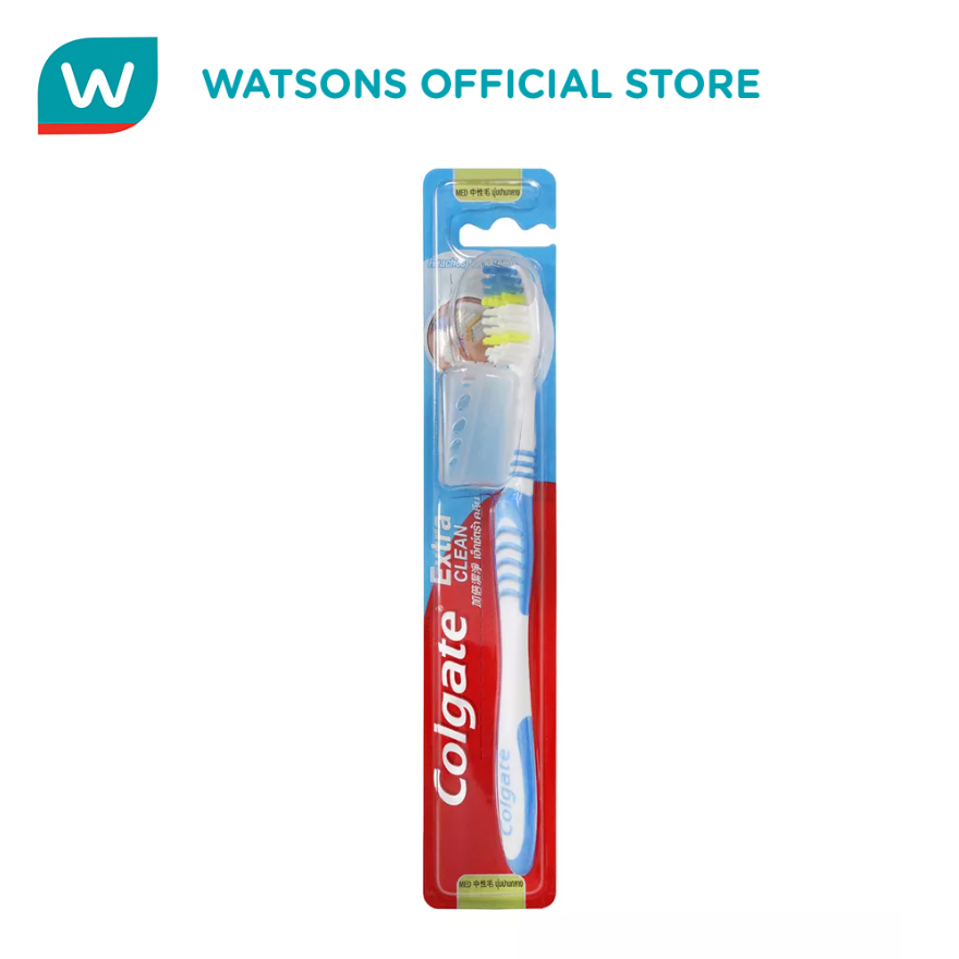 COLGATE Extra Clean Medium Toothbrush with Cap | Shopee Philippines