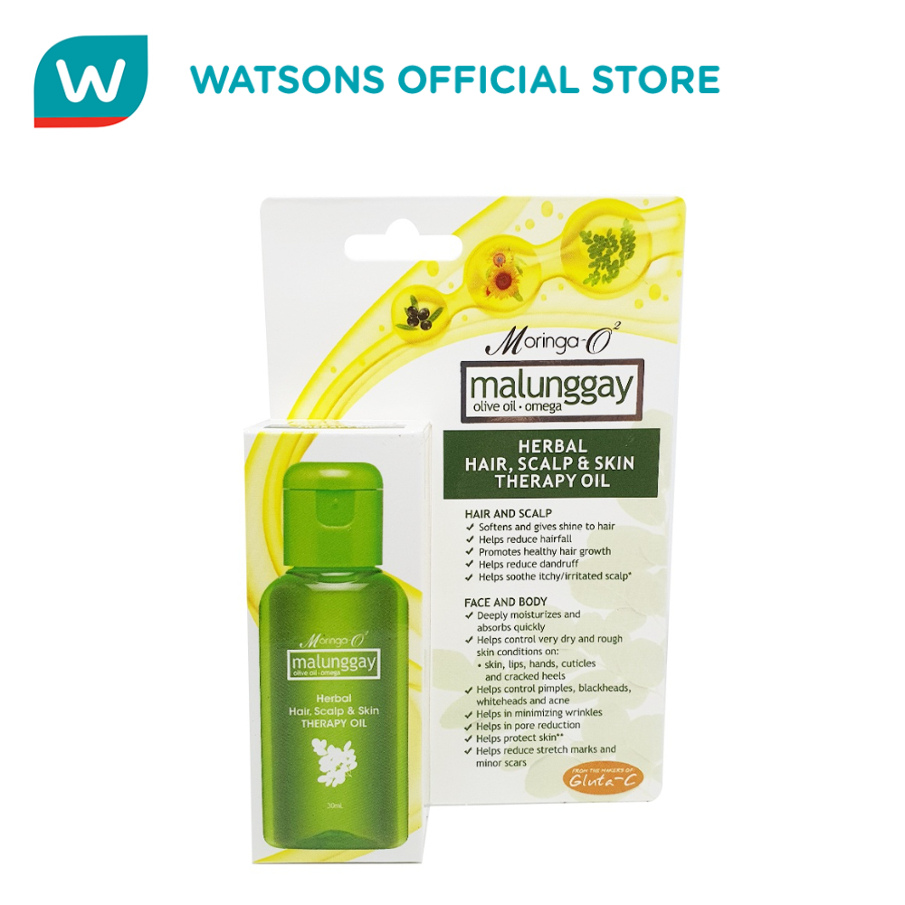 MORINGA O2 Moisturing Therapy Oil for Hair, Scalp, and Skin 30mL ...