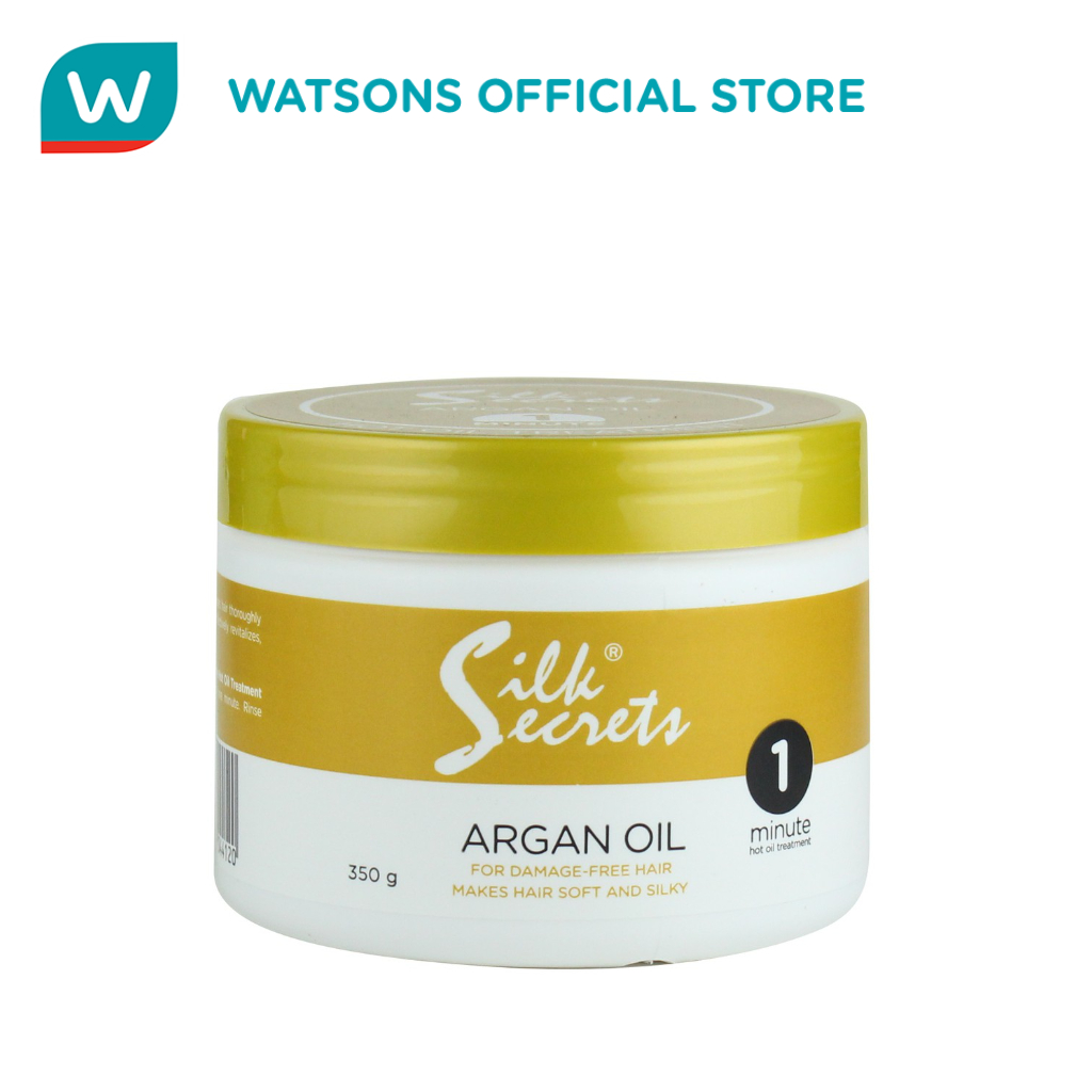 SILK SECRETS One Minute Argan Oil Hot Oil Treatment 350ml | Shopee ...