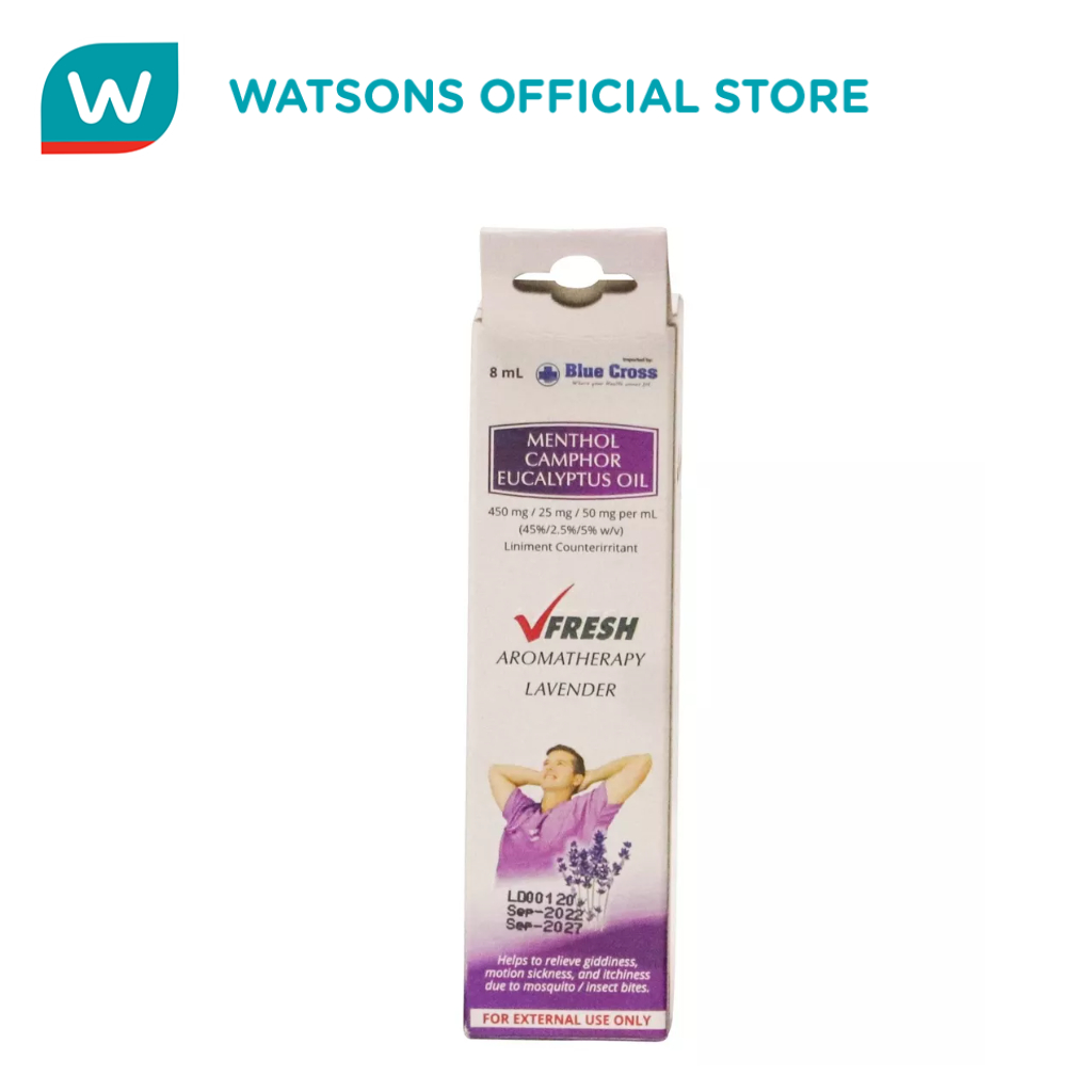 VFRESH Aromatherapy LAVENDER (Menthol Camphor Eucalyptus Oil) | Shopee ...
