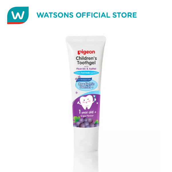 PIGEON Children's Toothgel Grape Flavour 45g | Shopee Philippines
