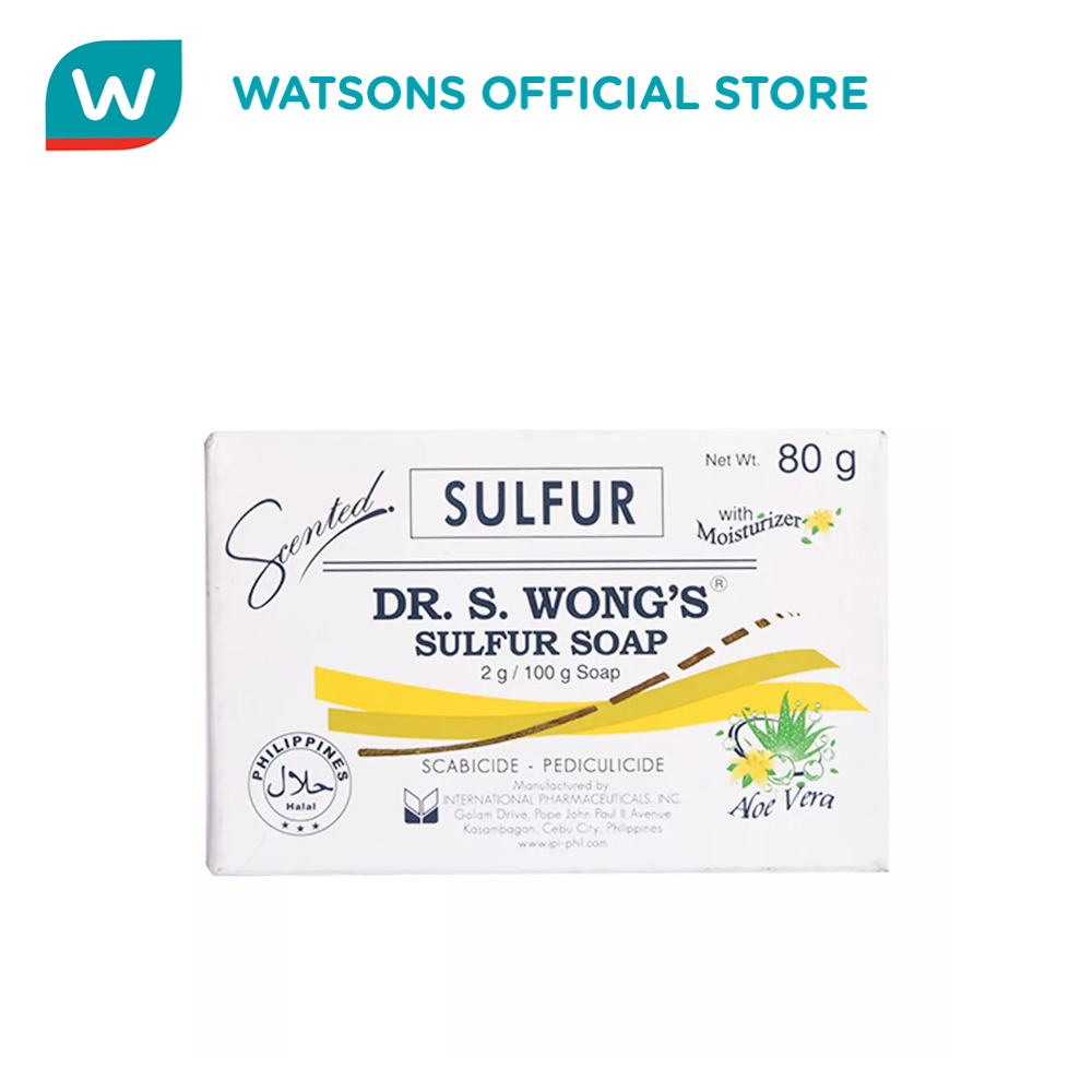 DR WONGS Sulfur Soap With Moisturizer Aloe Vera Soap 80g | Shopee ...