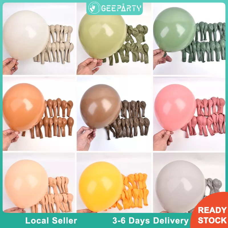 50pcs 10inch Retro Balloons Wedding Balloons for Birthday Party ...