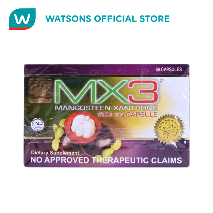 MX3 Mangosteen Xanthone 500mg 1 Capsule | Shopee Philippines
