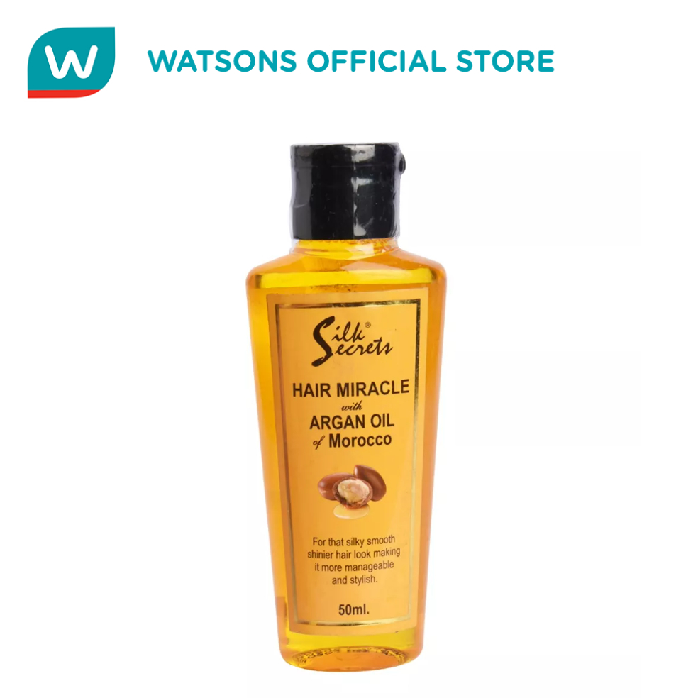 SILK SECRETS Hair Miracle with Argan Oil 50ml | Shopee Philippines