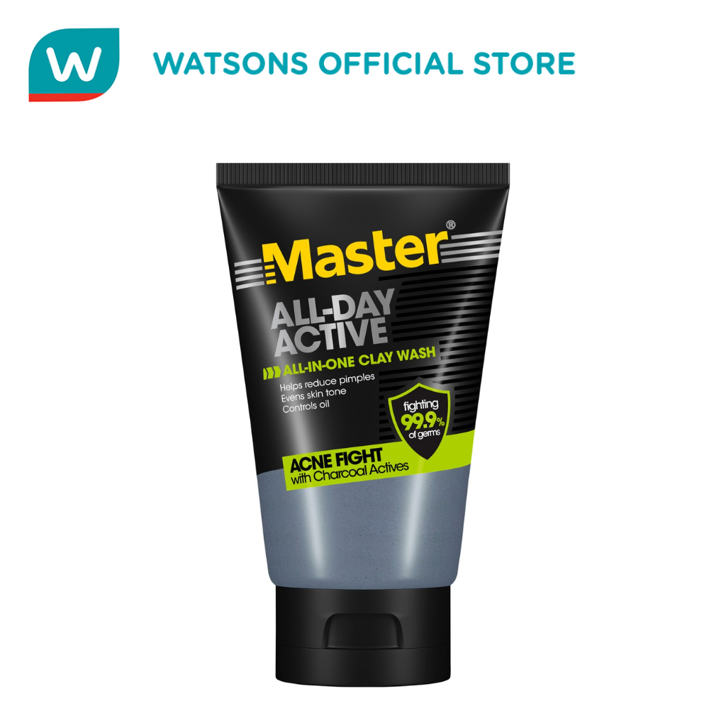 MASTER All-Day Active Clay Wash Acne Fight 50g | Shopee Philippines
