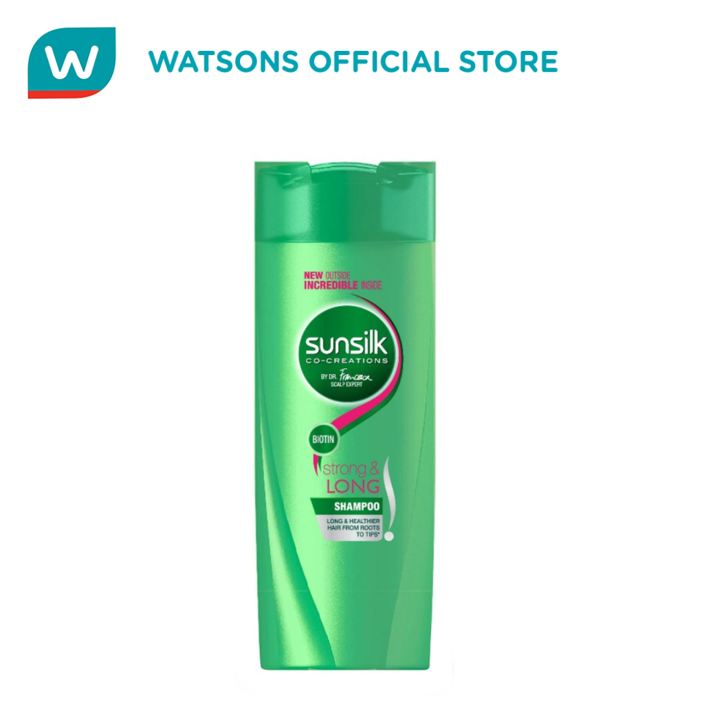 SUNSILK Shampoo Strong and Long 90ml | Shopee Philippines