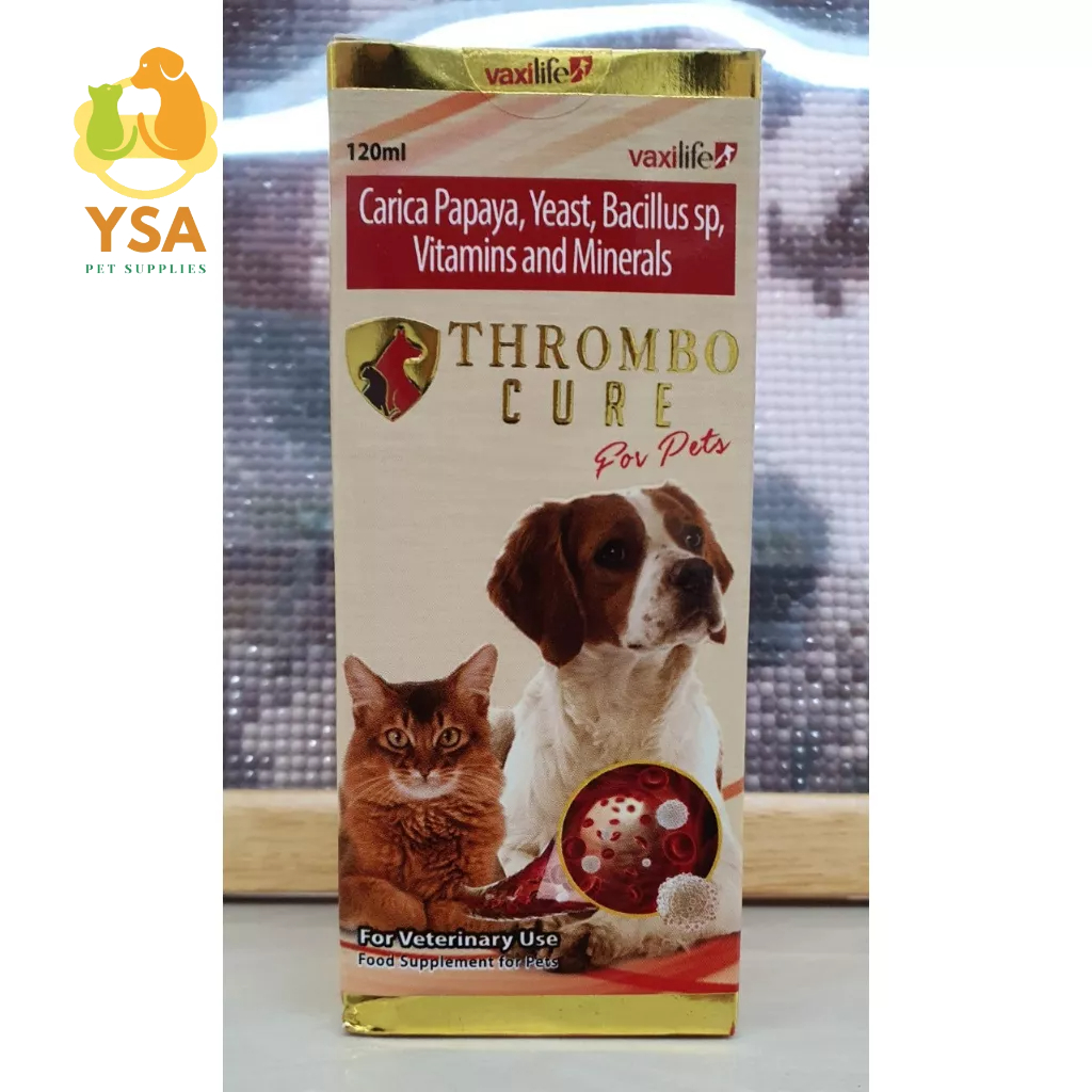THROMBO CURE SYRUP for dogs/cats 120ML | Shopee Philippines