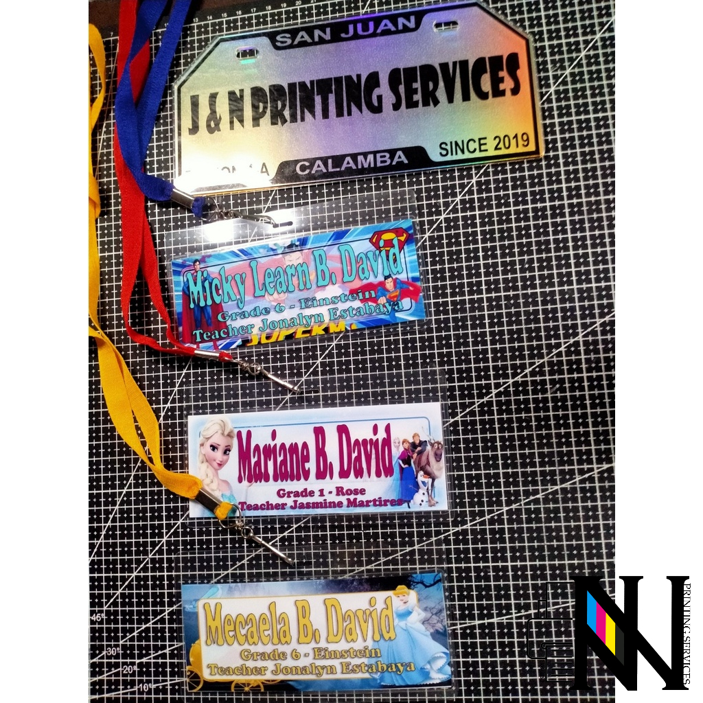 Laminated Name Tag Back to School | Shopee Philippines