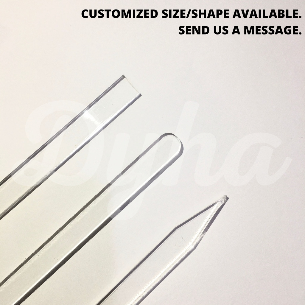 Acrylic Sticks [Set B] (2.0 mm thickness) [Cake, Topper, Popsicle, Ice ...