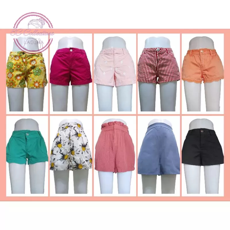 Shorts for Woman Ladies Cotton Zipper Shorts Girls Fashion Trendy OOTD ...