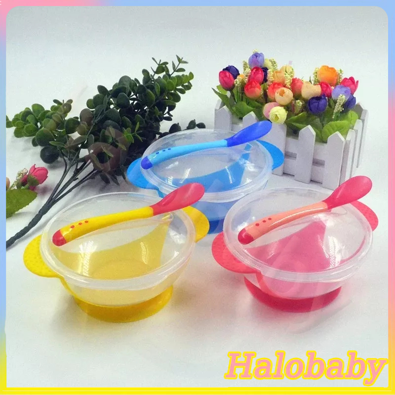 【COD】Baby Bowl Baby Feeding Set Baby Bowl Feeding Set Non-Slip Silicone ...
