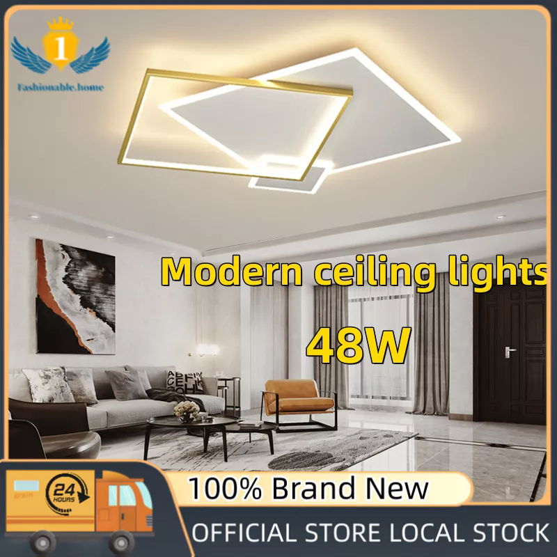 Nordic LED ceiling lamp Modern simple ceiling light Living room bedroom ...