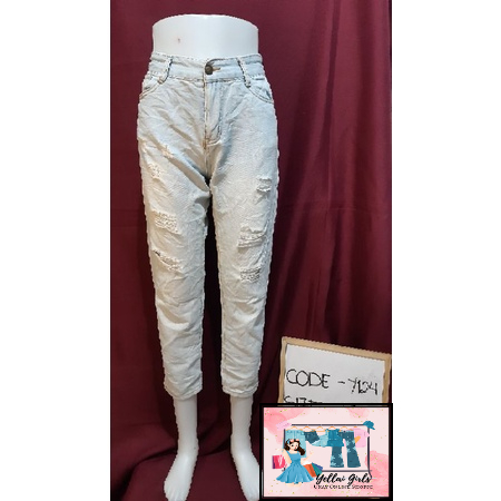 YELLAI KOREAN DENIM PANTS UKAY(FOR LIVE SELLING ONLY | Shopee Philippines