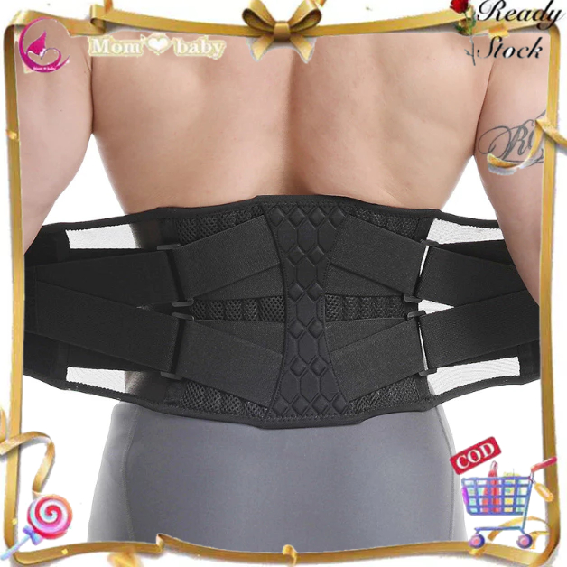 【ON HAND】Lumbar Waist Support Belt Strong Lower Back Brace Support ...