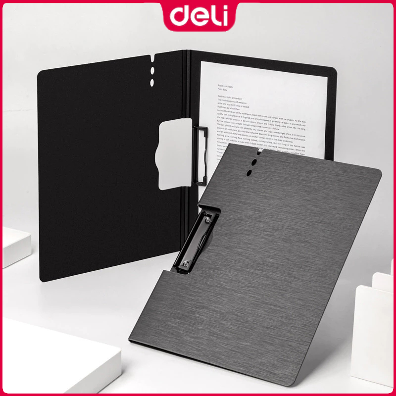 Deli 64512 Plate Clamp File Storage Foam PP Folding Board Clip Luxury ...