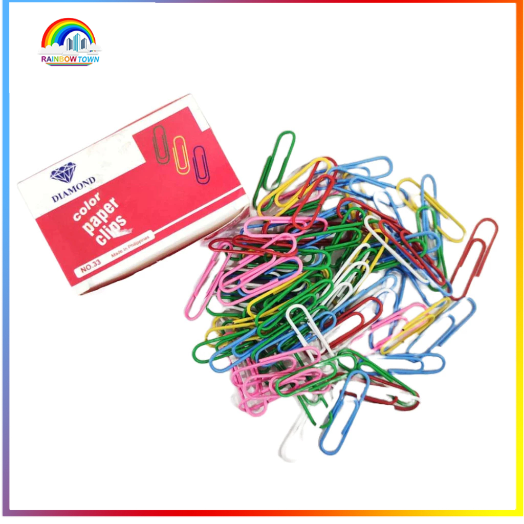 RT Ssupplies/Diamond Color Paper Clips Vinyl Paper Clip Colored ...