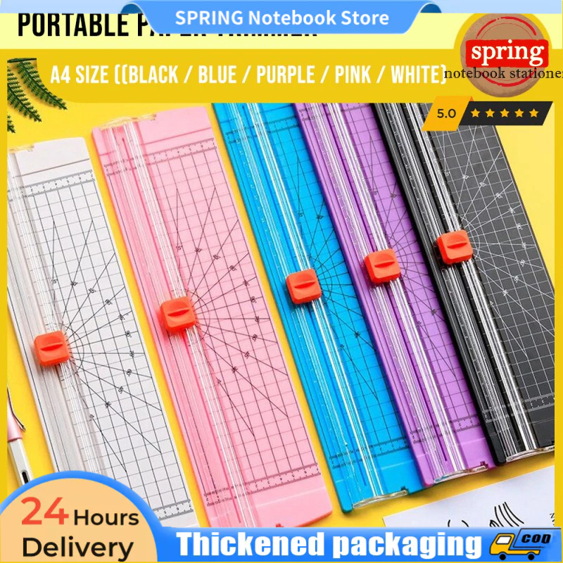 A4 Portable Paper Cutter TrimmerPaper Cutter WIth 5 Free Blades Cutting ...