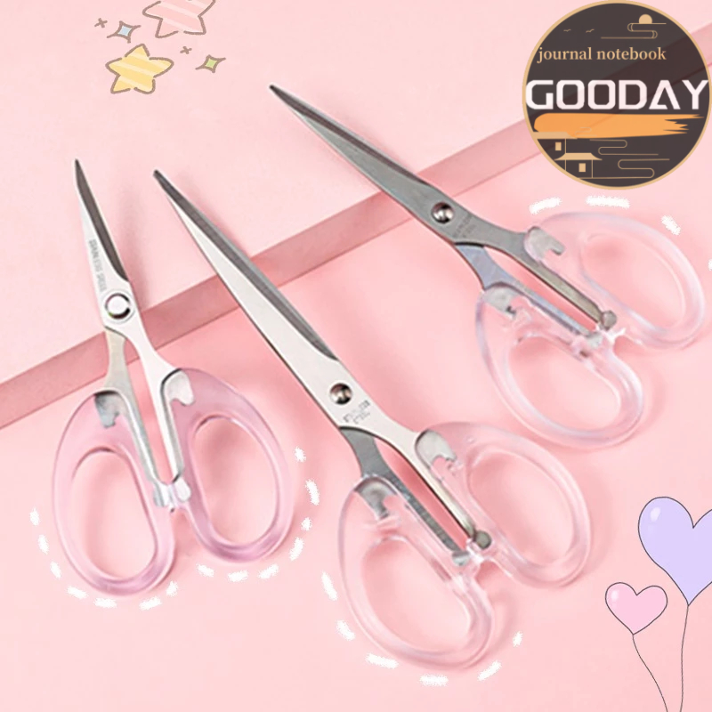 Transparent Scissors 4.5”tainless Steel Scissors DIY Craft Scissor ...