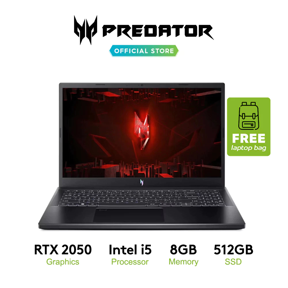 Acer Nitro V ANV15-51-519K 15.6" FHD Intel i5 8GB DDR5 512GB SSD RTX ...