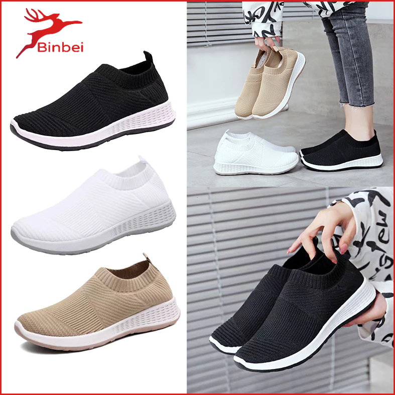 COD Walking Women's Shoes White Fashion Rubber Women's Comfortable ...