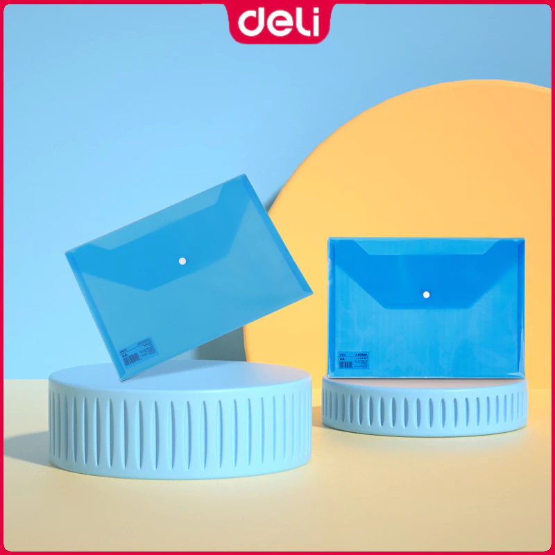 Deli EF10432 A4 Folder File Paper Storage Bag Document Organizer Office ...