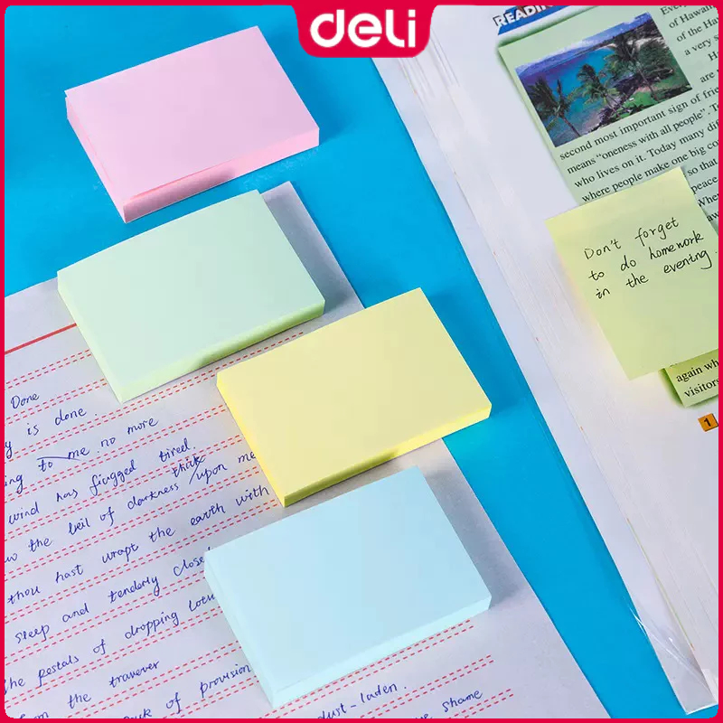 Deli EA01202 Sticker Notes Student Stationery Office School Supplies ...