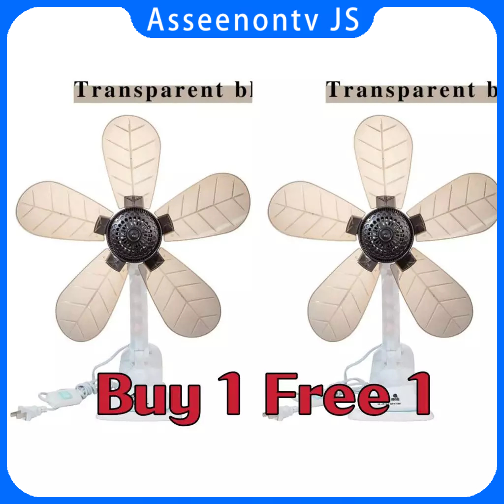 Asseenontv #12CM Blades Fan Anti-Heat Table Clip Fan 5 Blades Home ...