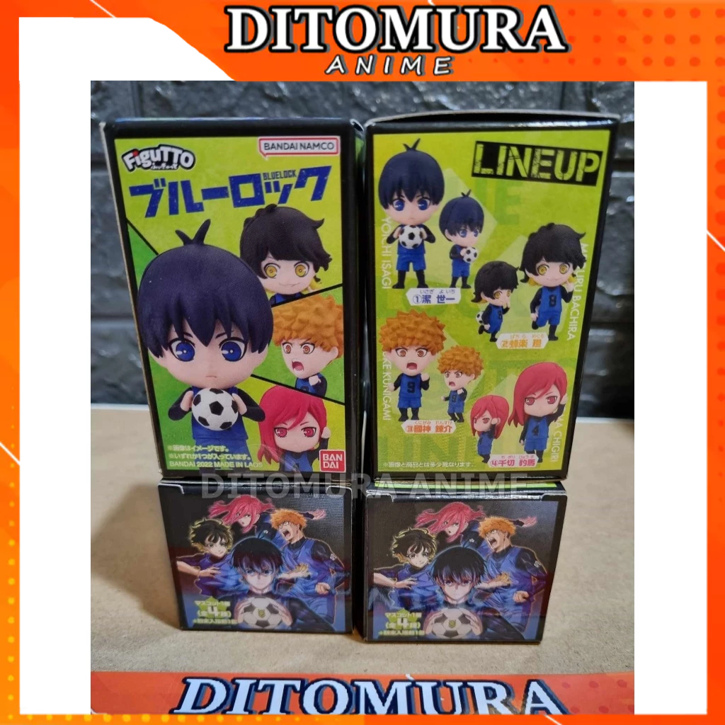 Blue Lock Figutto Figure with Bath Powder Additive Bachira Isagi ...