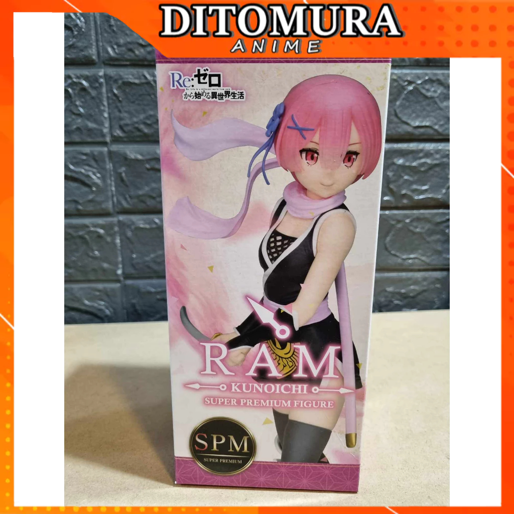 Re Zero Ram Kunoichi Authentic SPM Sega Figure | Shopee Philippines