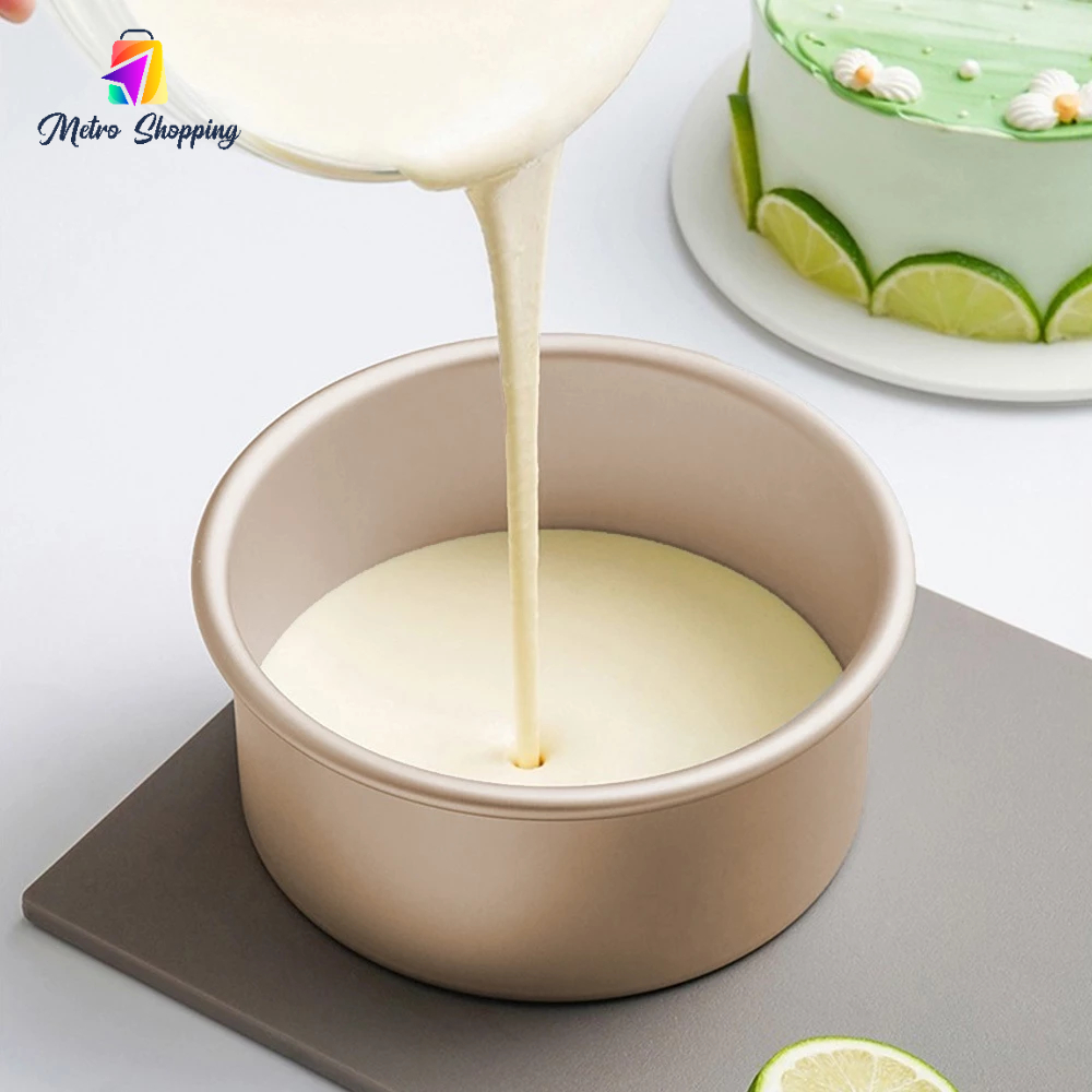 Baking Pan Non Stick Round Baking Cake Pastries Removable Bottom Cake ...