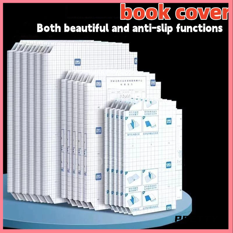 Transparent Self-adhesive Book Wrapper Protective Cover S/M/L Book ...