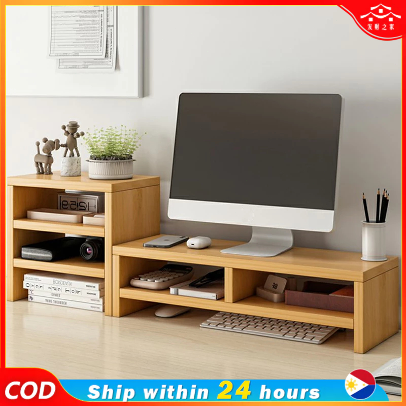 Desktop Monitor Riser Shelf Laptop Stand Computer Stands keyboard ...