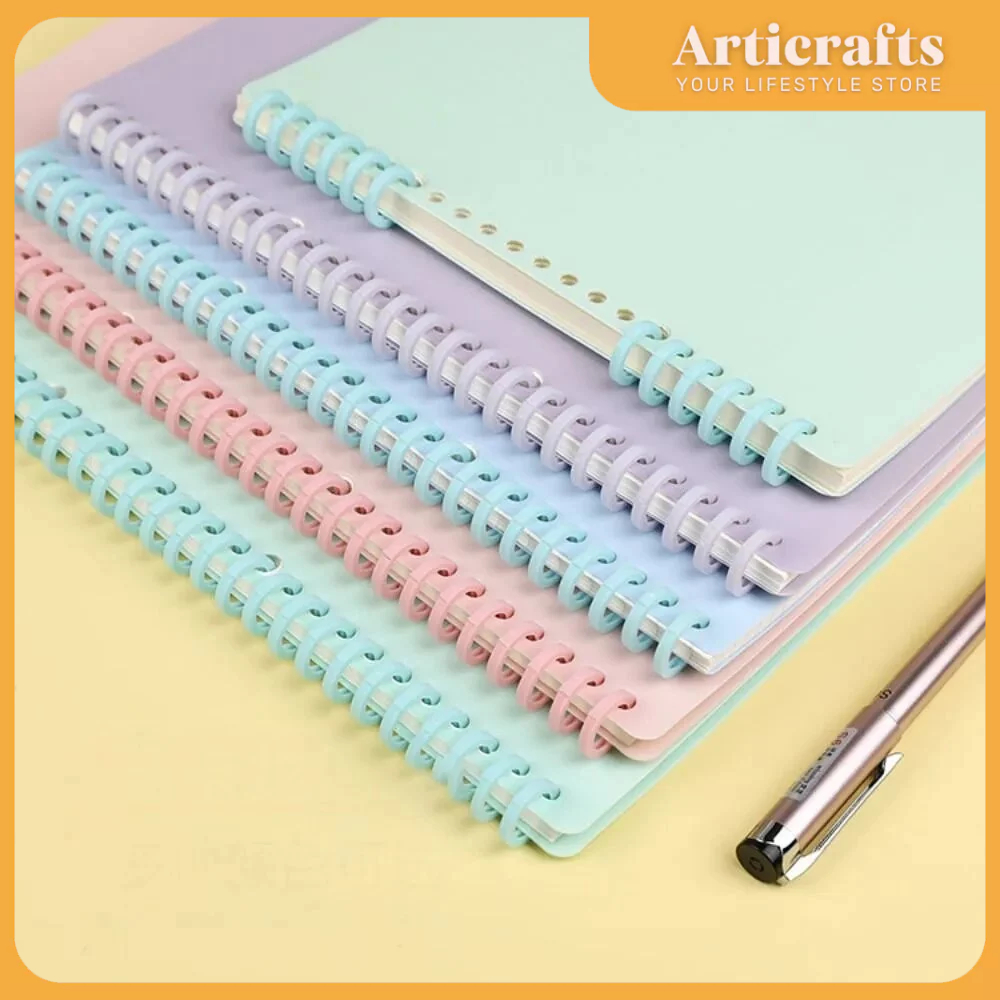 Pastel Version 30-Holes Plastic Ring Binder (for A4/B5/A5/A6) | Shopee ...