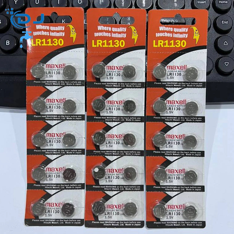 Maxell Original LR1130 (189) Specialised 1.5V Alkaline Battery Button Cell | Shopee Philippines