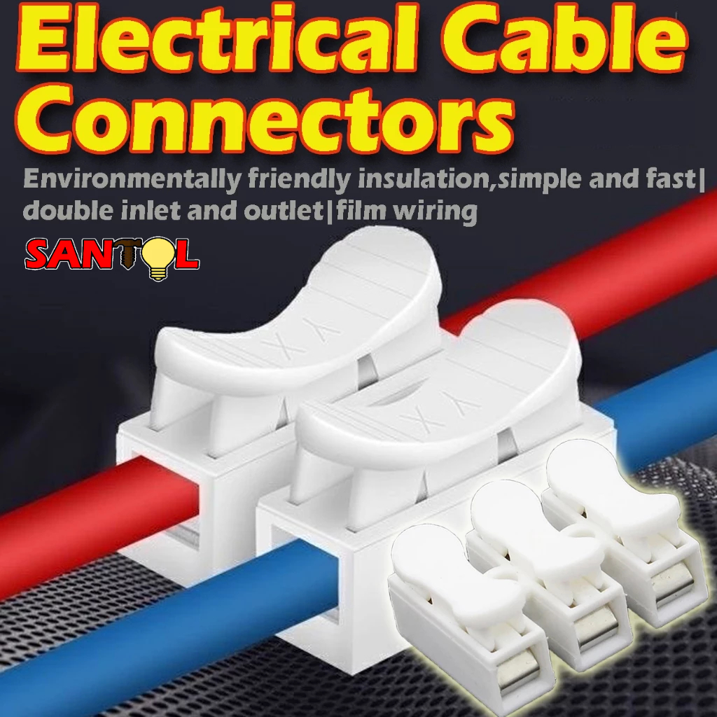 Push Quick Splice Lock Wire NoScrew Connect Home Light Appliance ...