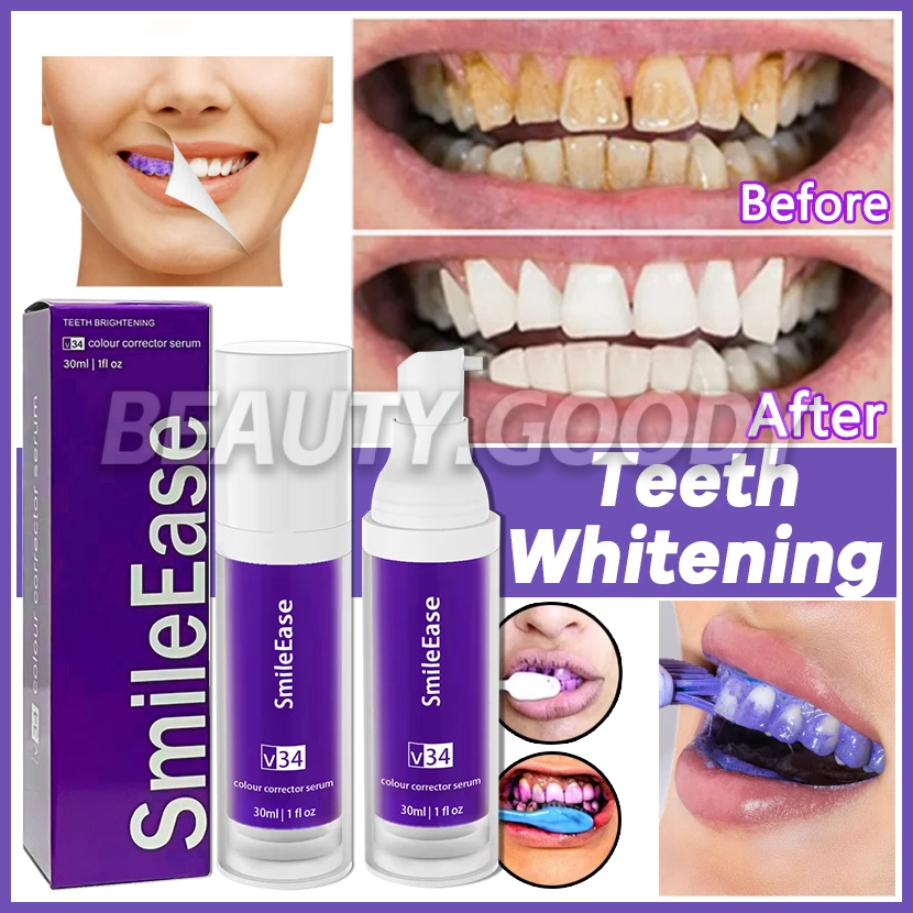 Teeth Whitening Toothpaste V34 Colour Corrector Bright Toothpaste ...