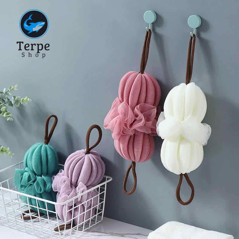 Scrubber Long Foam Scrub Body Bathroom Ball Scrubber Towel Bath Shower ...