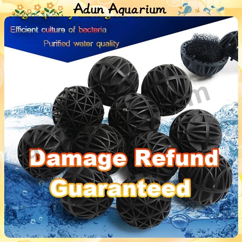 Aquarium Bio Balls Black Biological Filter Media Black Purifier ...