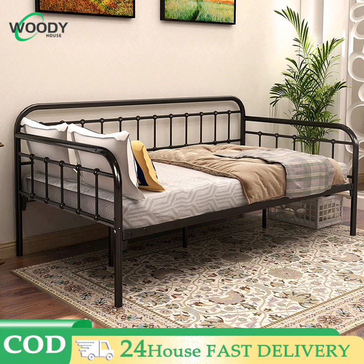 Sofa bed with guardrail crib bed Living Room Bedroom Couch Bed Frames ...