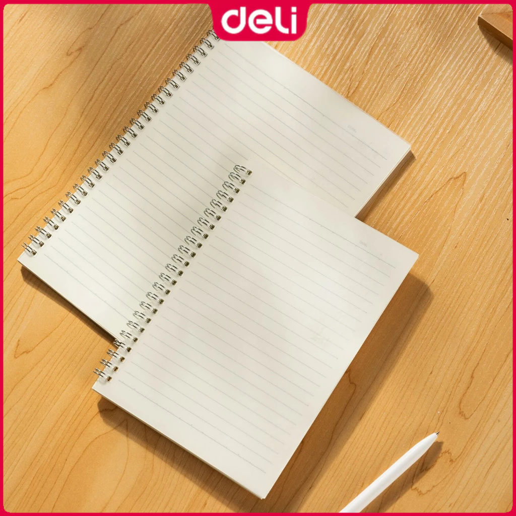 Deli Spiral Notebook A5/B5 60Sheets Student Line Notebook School ...
