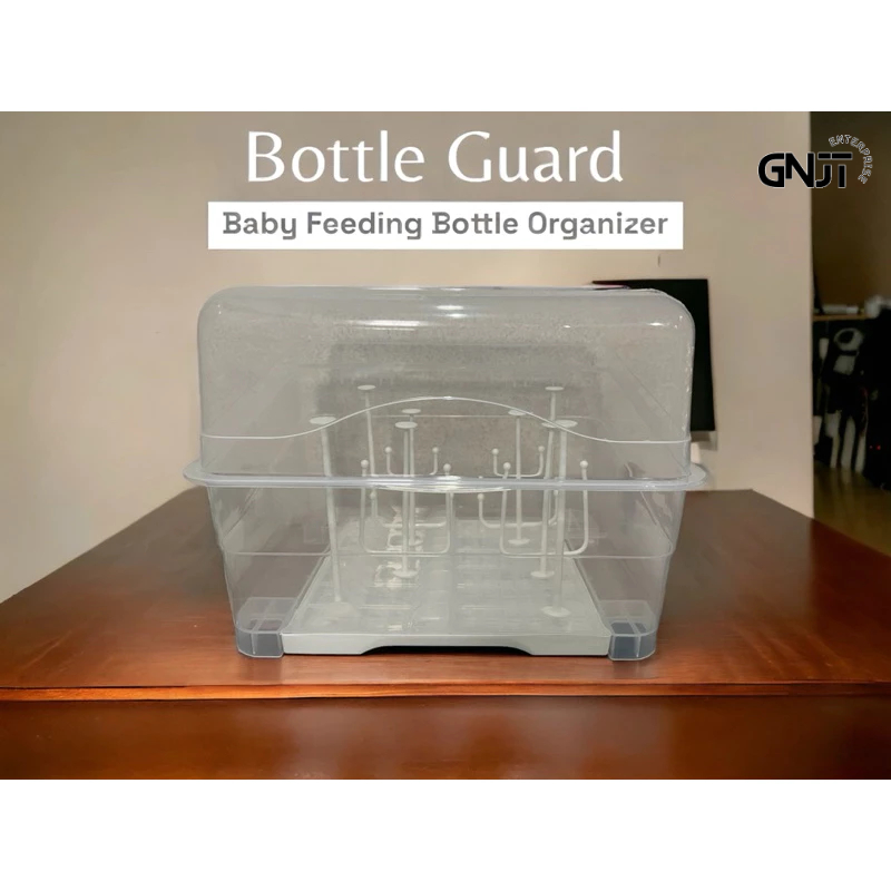 Bottle Guard Baby Feeding Bottle Organizer Transparent Plastic Drainer ...