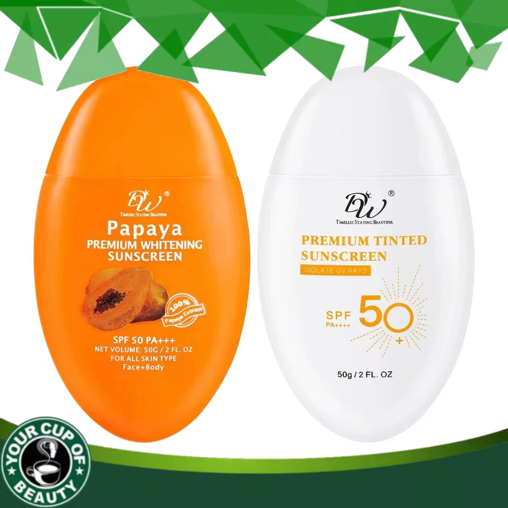 BUY 1 GET 1 - New DW Premium Whitening Sunscreen SPF 50 PA+++ FDA ...
