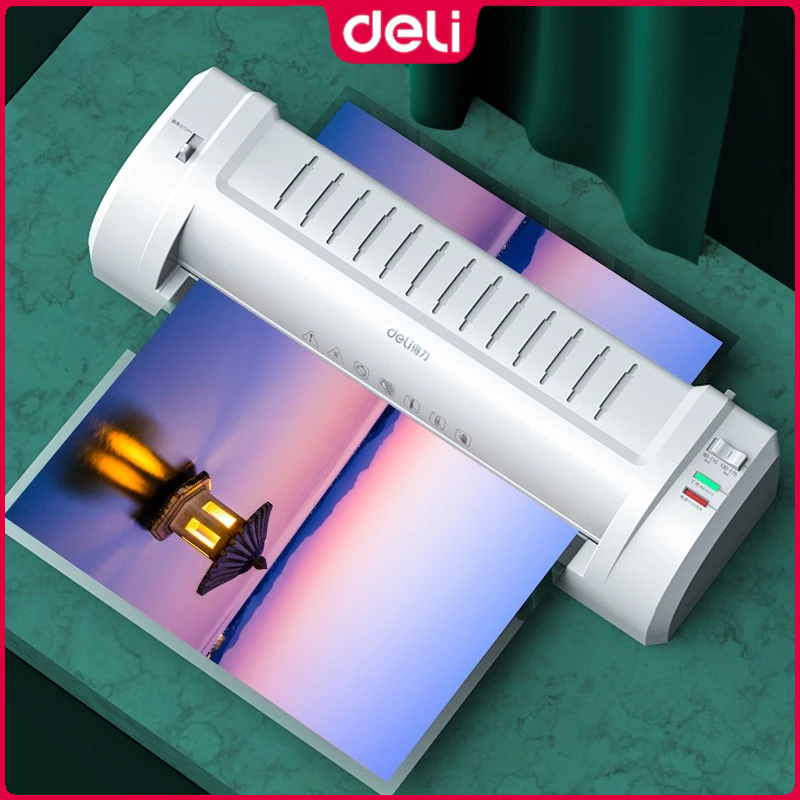 Deli Laminator A4 Laminating Machine Film Range 80 175mic E3893 Eu