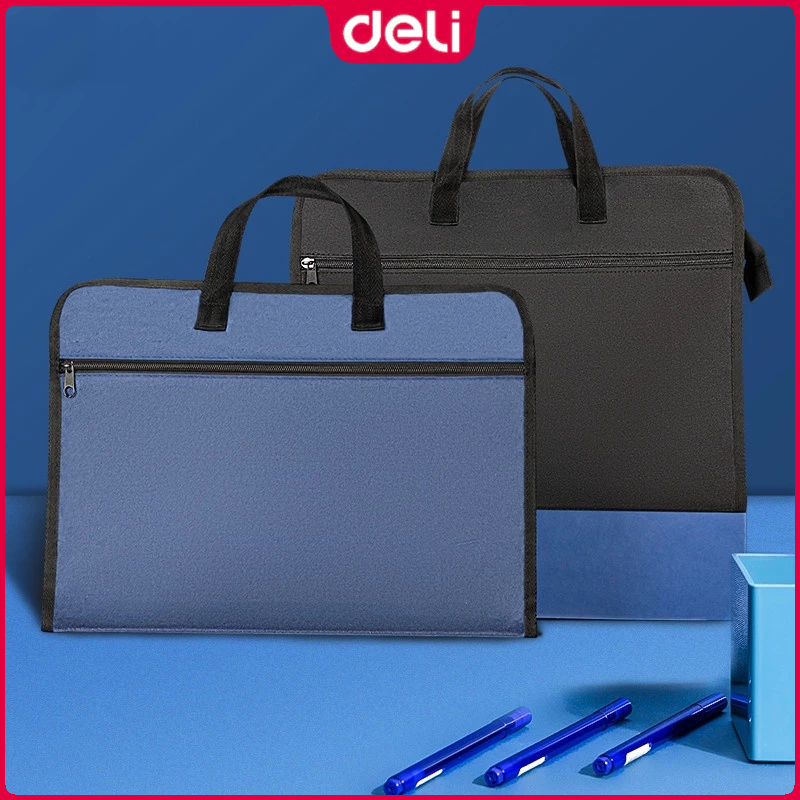 Deli Zipper Bag Portable Paper Storage Bag Office School Supplies 63753 ...