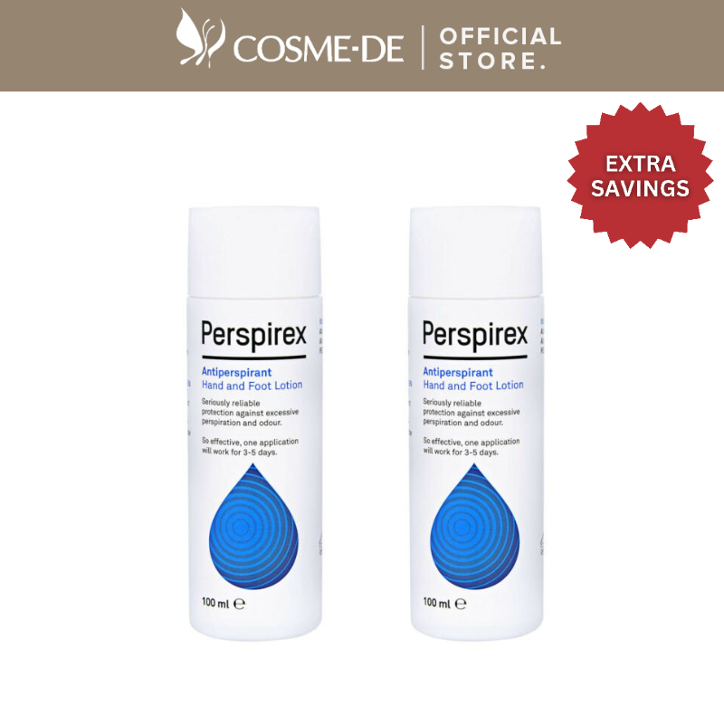Perspirex Antiperspirant Hand And Foot Lotion 100ml X2 [EXCLUSIVE ...